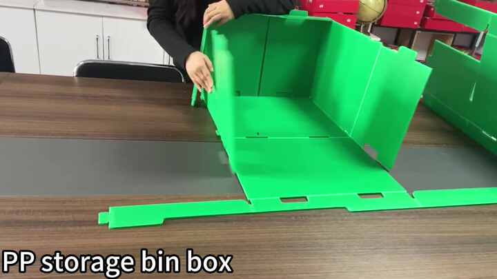 Custom Size Color Stackable pp Warehouse Plastic Storage Clothing ...