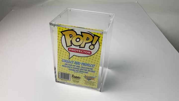 6mm 8mm Thick Acrylic Funko Pop Storage Box Hard Acrylic Funko Pop ...