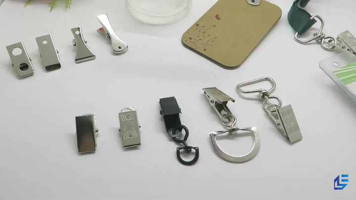 YIWANG Card Clips Holder Badge ID Clip Metal ID Findings