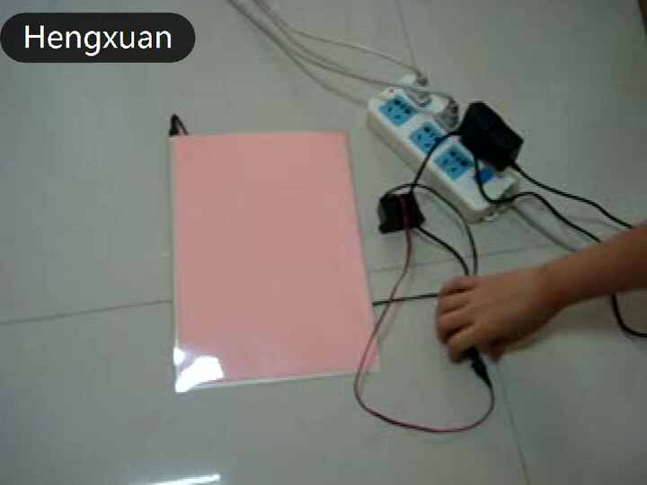 wholesale cuttable el backlight sheet panel different colors for party ...