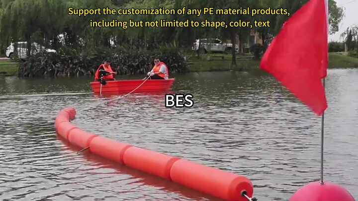 500*750mm Plastic Floating Barrier Cylindrical Marker Warning Buoy ...