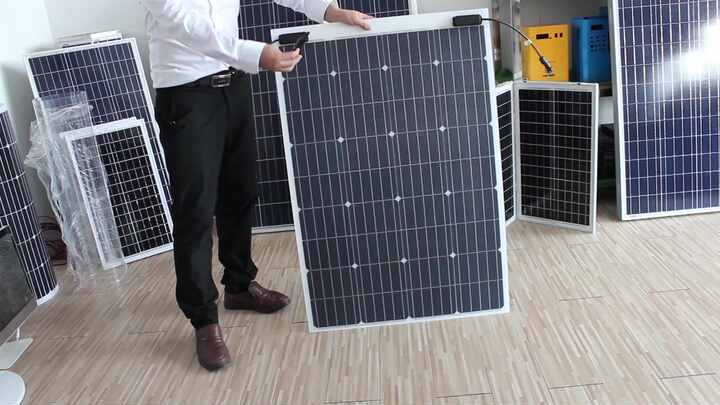 100W Flexible Solar Panel - Efficient Power for Marine & RV