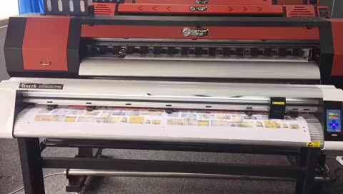 Teneth TH-1300L Large Roll Cutting Printer Machine - Semi-Automatic ...