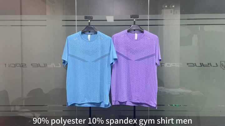 Men's Quick Dry Short Sleeve Mesh T-Shirt for Workout
