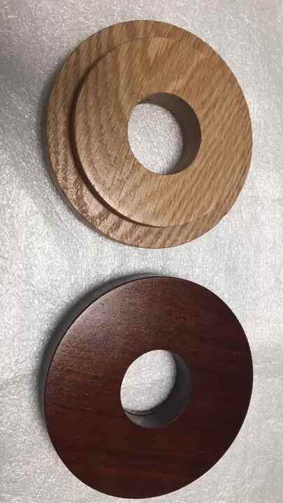 Custom Wood Lids with Rubber Gasket for Weck & Mason Jars
