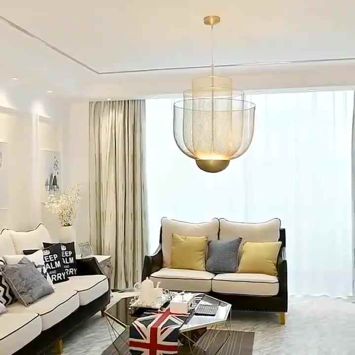Modern Italy Design Pendant Light for Hotel Lobby & Restaurant, Chrome ...