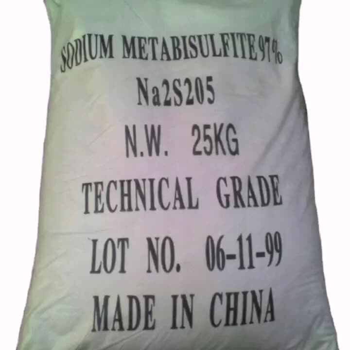 Smbs High Quality Sodium Metabisulfite SMBS 98% Food Tech Grade
