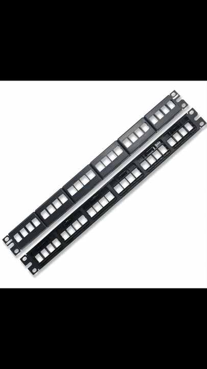 New Cate6 24-Port Patch Panel CPP-UDDM-SL-1U-24 AMP CAT6 1U Patch Panel ...