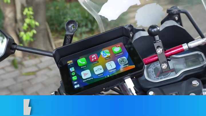 Wireless CarPlay & Android Auto Display Screen for Motorcycles - 5 ...