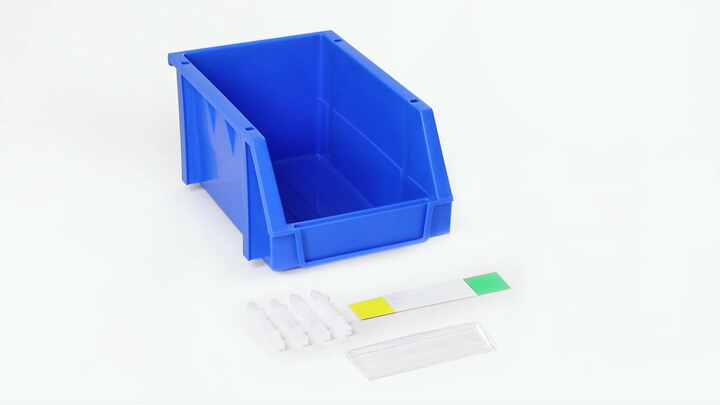 Stackable Plastic Storage Bins for Spare Parts Organization - Durable ...