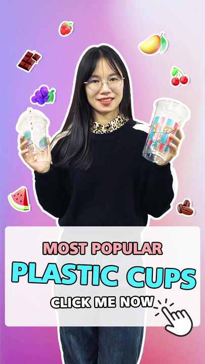 Custom Ice Cream Fruit Yogurt Smoothie Plastic Cups