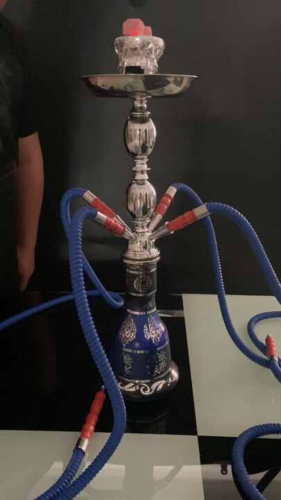 New Style 4 Hose Hookah Set Wholesalers Hookah Shisha 3 Colors