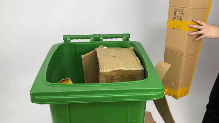 Eco-Friendly Wheelie Bin Compactor Trash Bin for Home & Garden