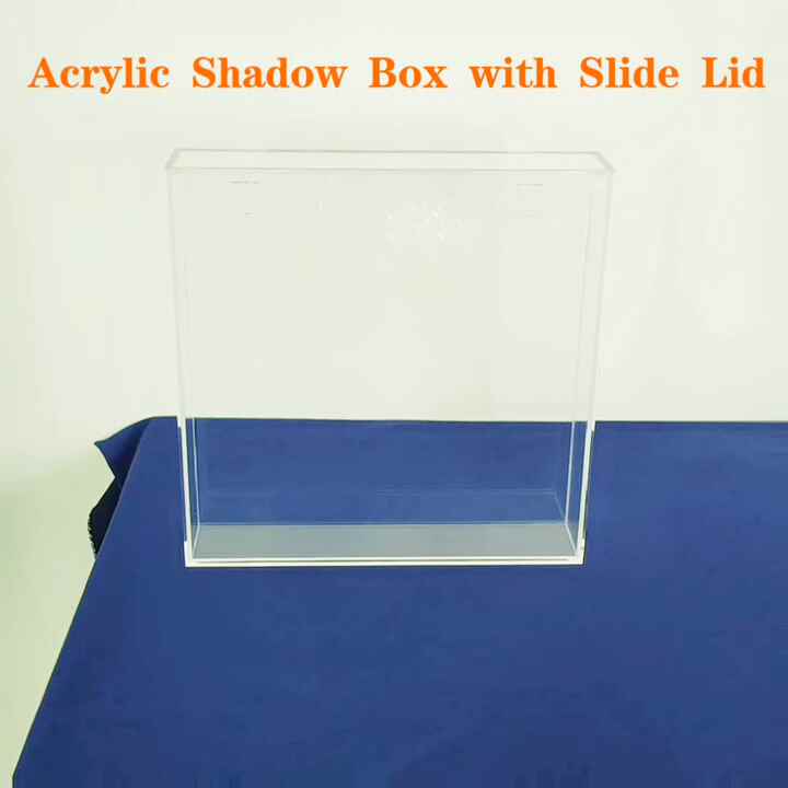 Clear Neon Pink Acrylic Display Shadow Box - Organize with Style