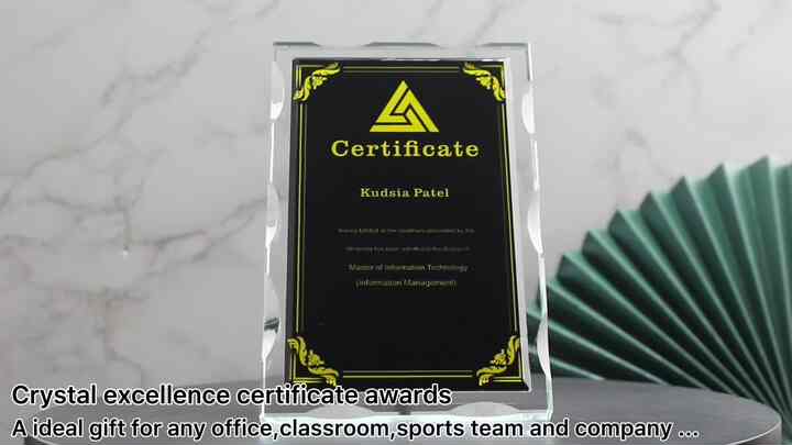 Newest A4 A5 Wood Honer Certification Plaque Metal Completion Awards ...