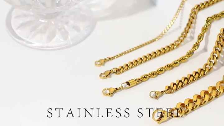 Miami Cuban Chain Bracelet - 18K Gold Plated Punk Jewelry