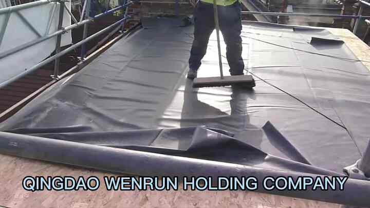 Eco-Friendly 2mm EPDM Rubber Membrane Modern Mildew Resistant UV ...