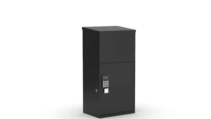Modern Metal Smart Box Mailboxes - Secure Parcel Delivery