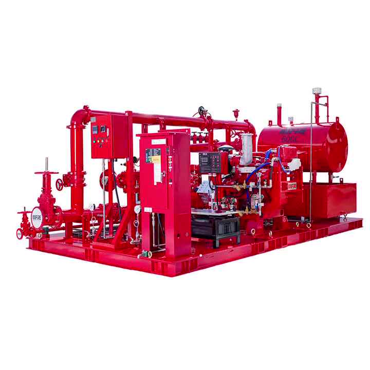 Complete Fire Fighting System with Jockey Pump & Electric Pumps