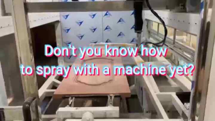 WOOD Door 5 Axis Spray Painting Machine Painting Machine Spray Automatic Spray Machine For ...