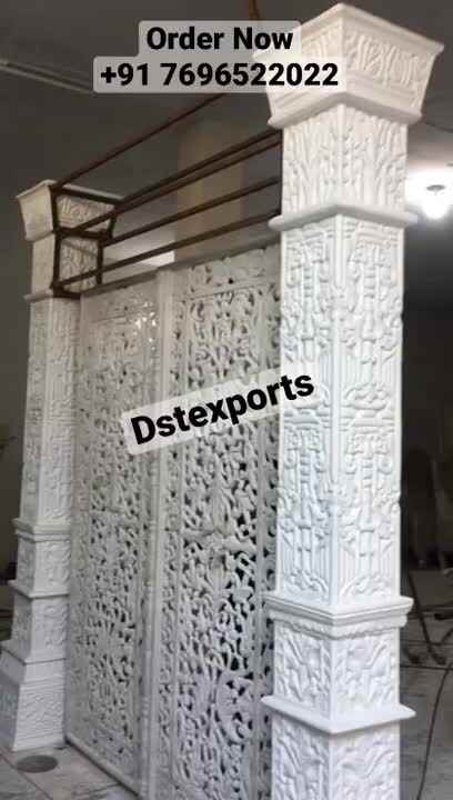 Modern Wedding Stage Fiber Decor Props USA Wedding Decor Fiber Flower ...