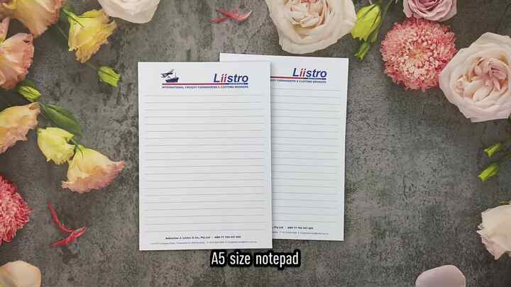 Custom Printed Logo A5 Notepad - Perfect for Business