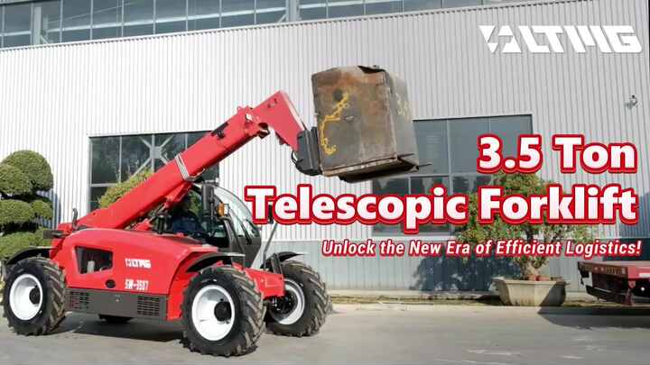 New 4 Wheel Drive Telescopic Handler 4WD Telehandler 17 Metre Boom ...