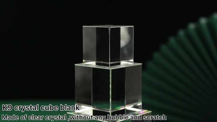 Wholesale K9 Crystal Glass Cube for 3D Laser Engraving - Custom Etched ...
