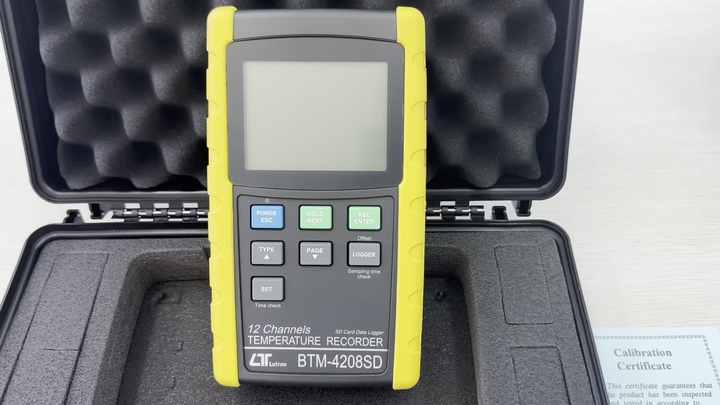 TECPEL 12 Channel Thermocouple thermometer data logger Recorder Lutron ...