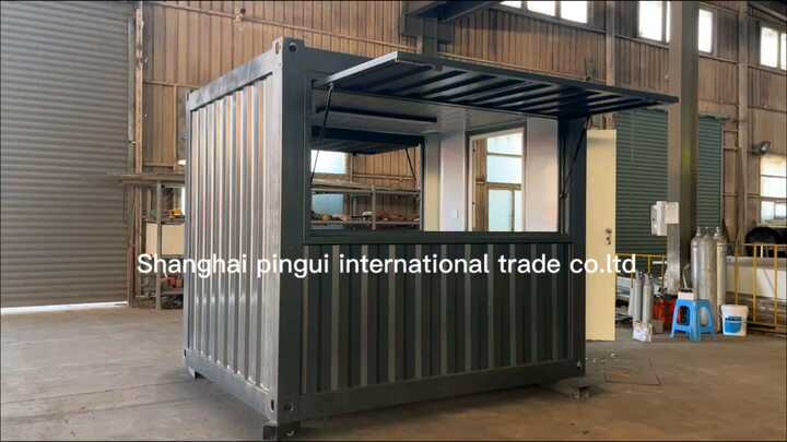 Mini 10FT 20ft Pop-up Shop Container for Coffee Shop/Bars Fast-Food ...