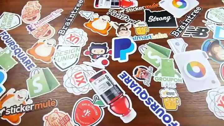 Customizable Waterproof Stickers - Durable Vinyl PVC