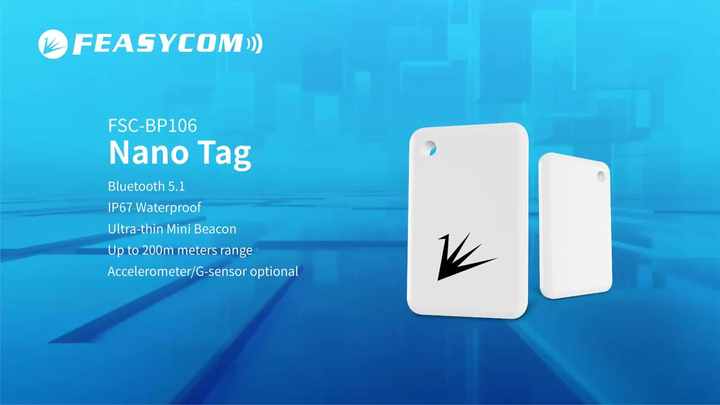 Feasycom New Arrival - Small Size DA14531 Beacon Tracker