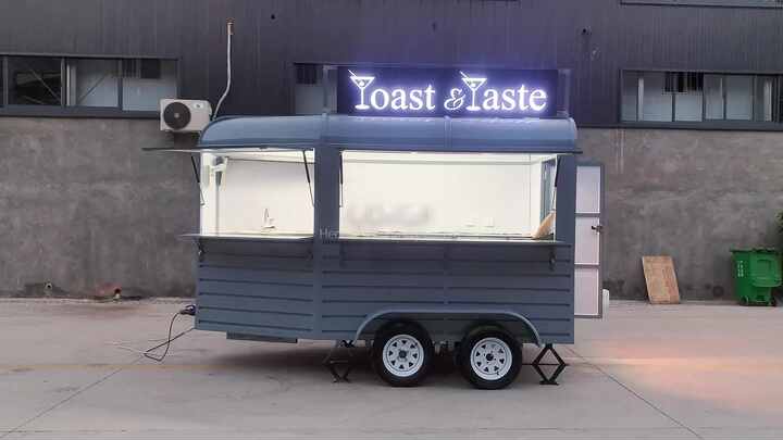 Hot Sale Mobile Bar Trailer & Food Cart for Weddings - Customizable ...