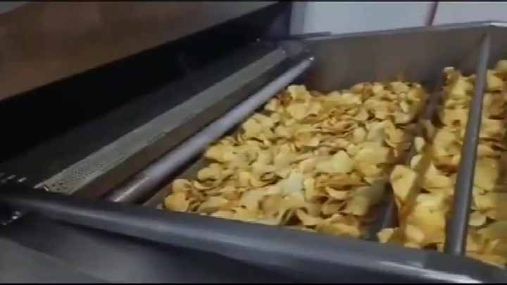 Full Automatic Potato Chips Frying Machine with Cutter