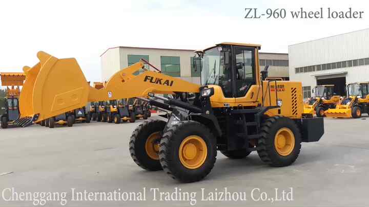 Cheap Wheel Loader Fukai 3 Ton Front End Loader Zl-960 - Buy Front End ...