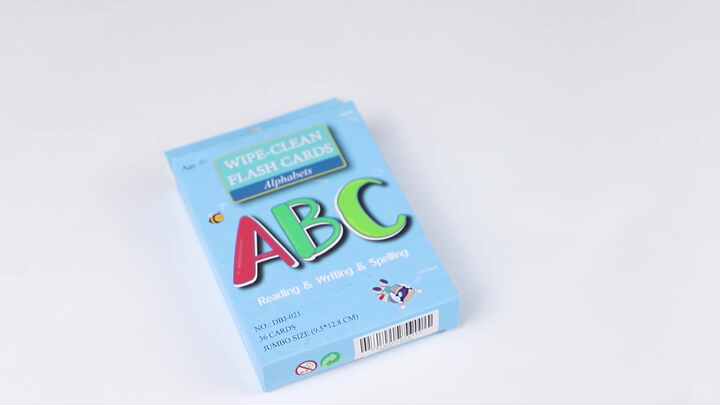 Wipe-clean Flash Cards Alphabets Cards for Kids Reading Writing ...