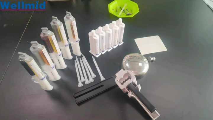 30cc 55cc Manual Glue Gun Syringe Barrels Single component 1K PU Epoxy UV Solder Paste Sealant ...