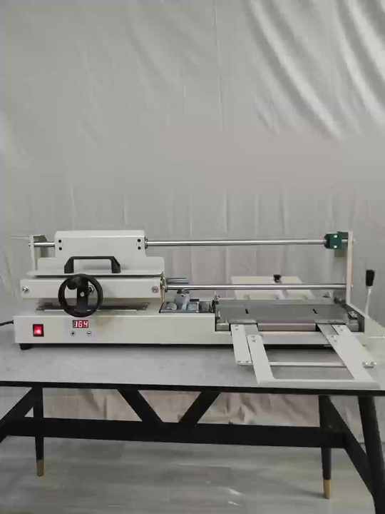 Hardcover Book Binding Machine - Manual Hot Melt Glue