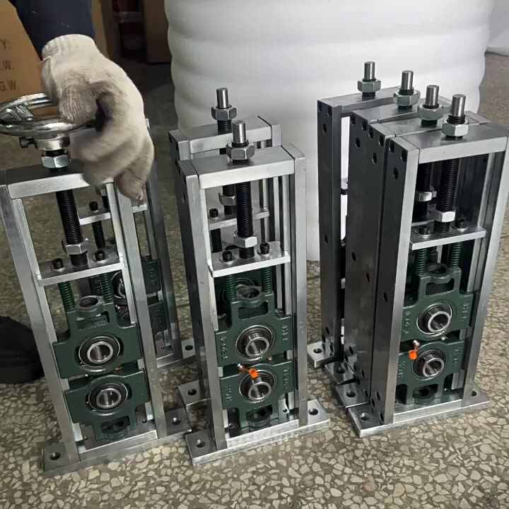 Cylinder adjustable bearing fixed seat vertical horizontal sliding ...