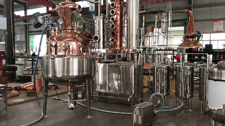Continuous Still Distillation - Premium Copper Alcohol