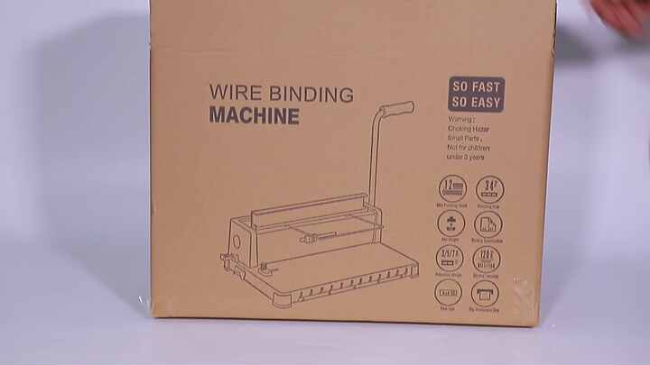 4:1 Plastic Spiral Coil Book Binding Machine - Manual