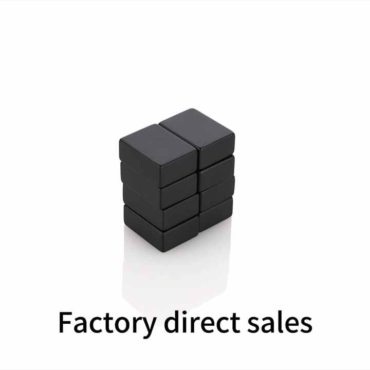 20X15X5MM Block Rectangular Magnet Black Color Coating Epoxy Magnet ...