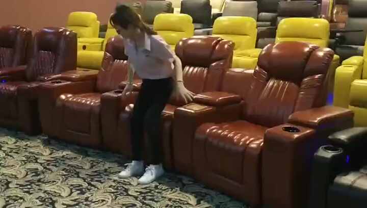 Luxury VIP Home Cinema Seats - Modern Electric Reclining Theater ...