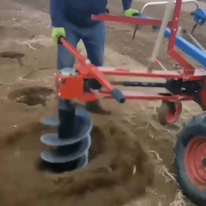Good Quality Hand Walking Tractor Earth Auger /hole Digging Machine ...