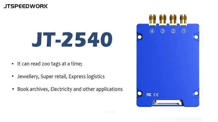 4-port Long Distance UHF RFID Module - JTSPEEDWORK JT-2540