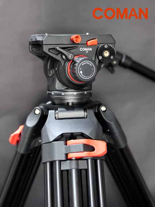 Coman Aluminium Video Tripod - Professional & Portable
