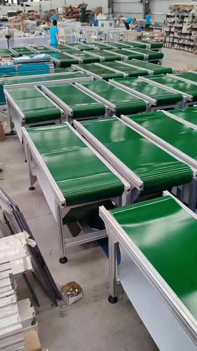 Aluminium Profile Mobile Conveyor Belt Production Line