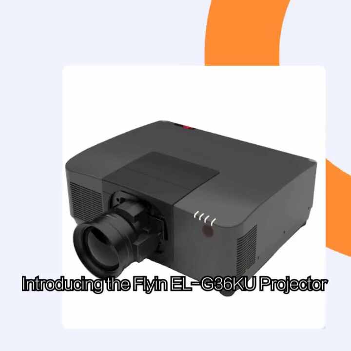 FLYIN 2024 4K Laser Projector - 30000 Lumens for Outdoor & Education