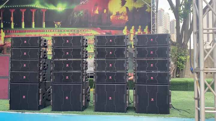 High End Audio PA System Column Speaker Box 10 Inch Line Array System ...