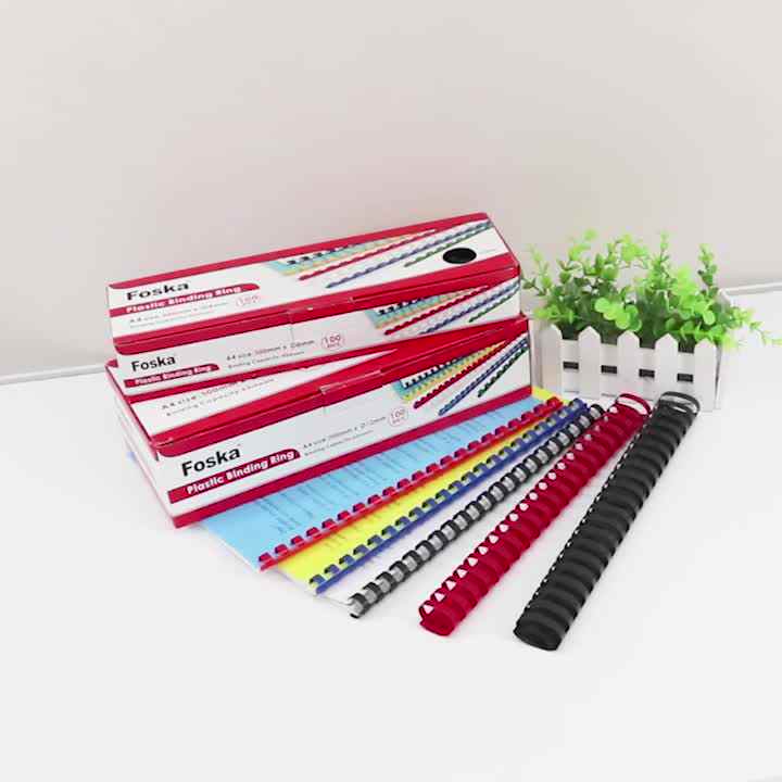 Foska Hot Sale Plastic Book Binding Rings - Durable & Versatile